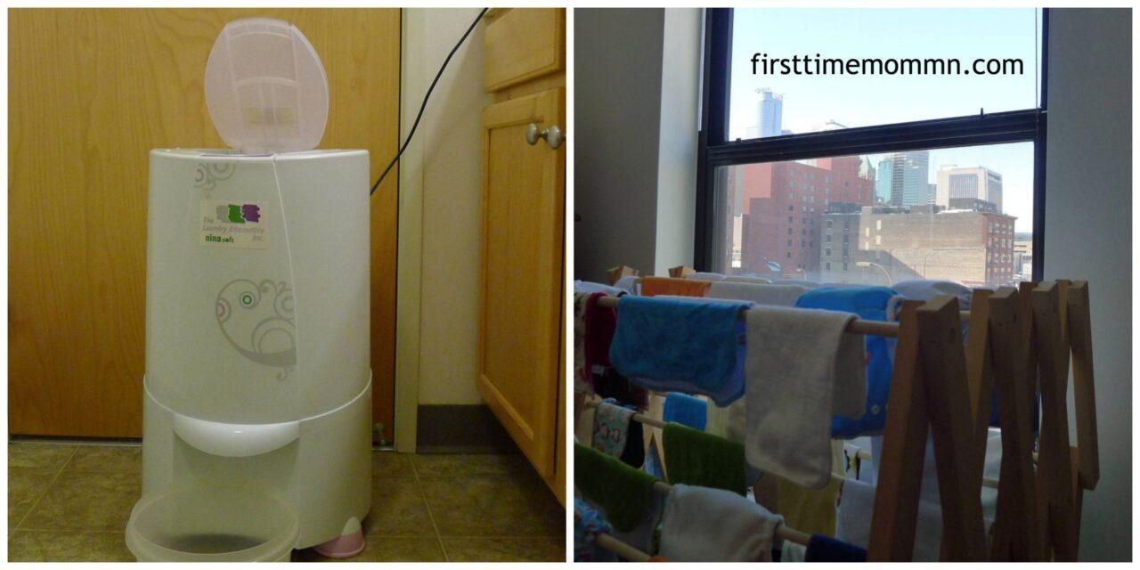 How to hand wash cloth diapers in an apartment