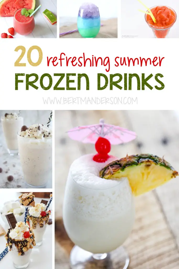 20 Refreshing Summer Frozen Drink Recipes to Try This Summer