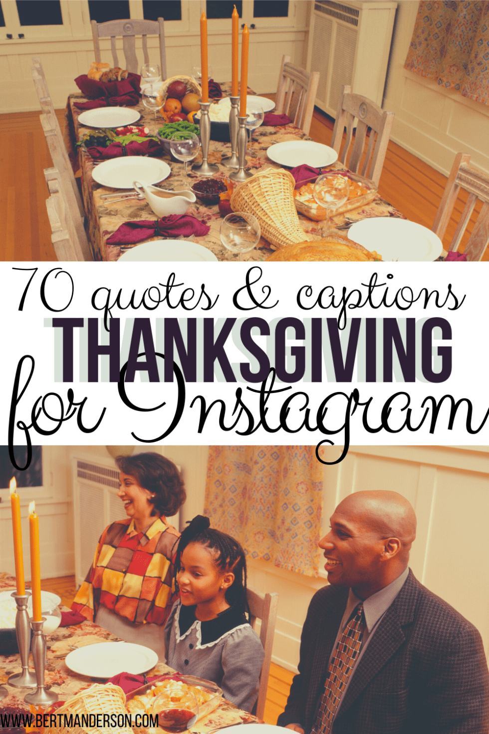 Best 70 Thanksgiving Instagram Captions and Quotes