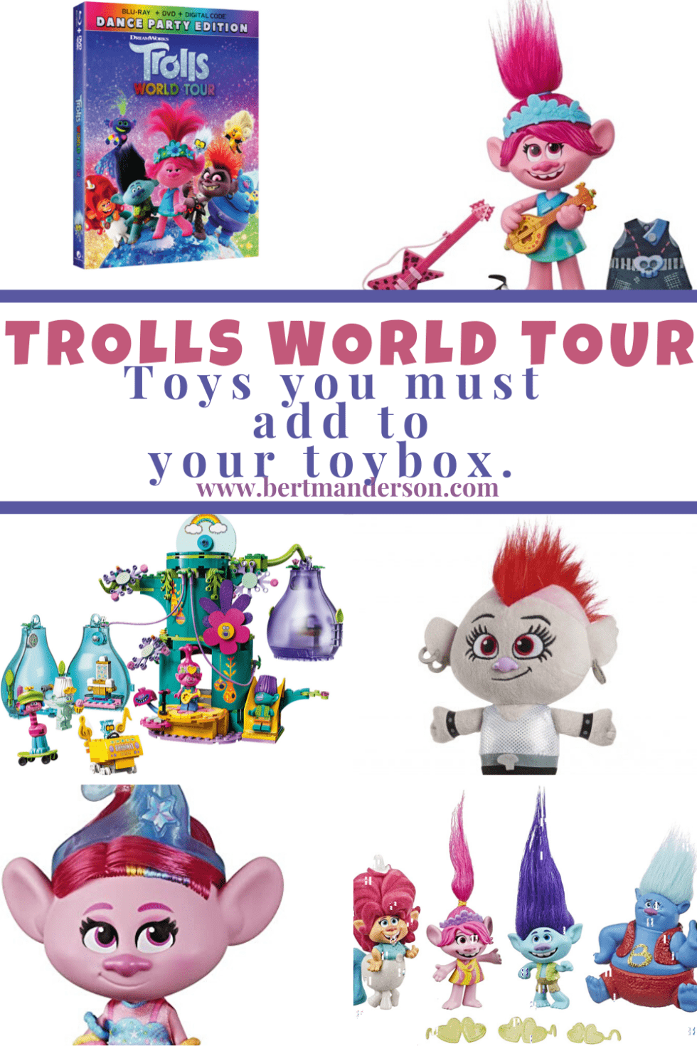 TROLLS WORLD TOUR Toys - Bert Anderson · Me Before Mom